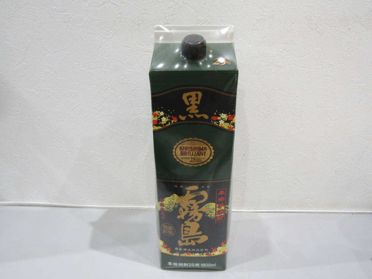 Yahoo!オークション - 【53656】特選古酒 黒霧島 25％ 1800m お徳用...