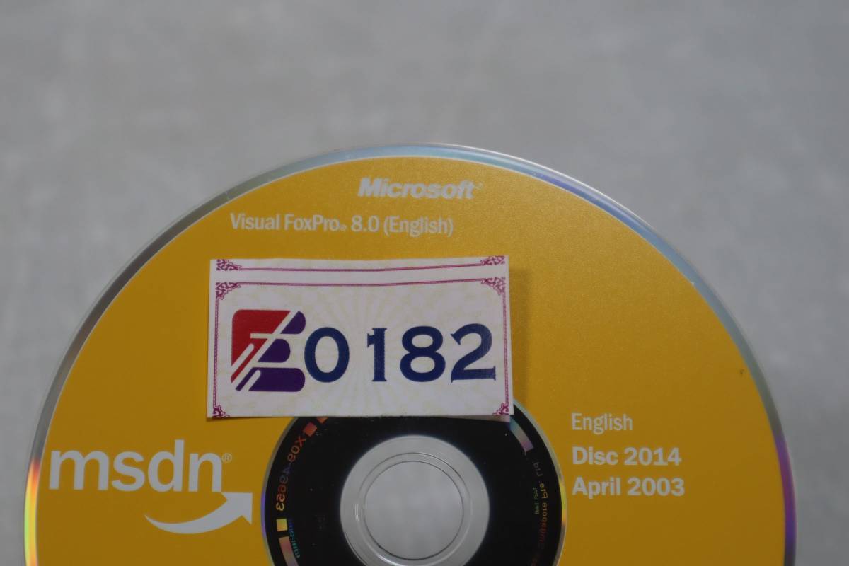 Yahoo!オークション - E0182 K L Visual Foxpro 8.0 ライセンスキーあ...