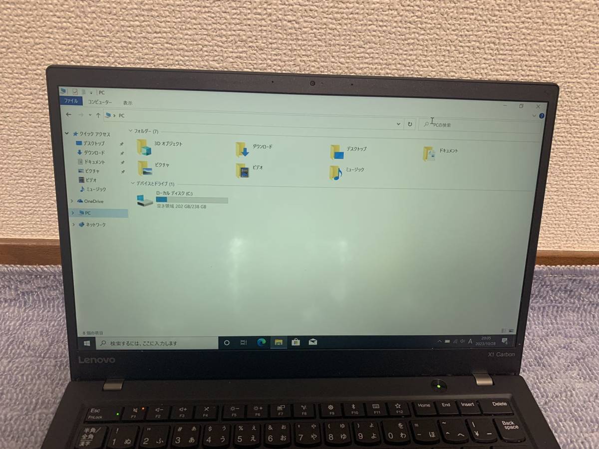 Yahoo!オークション - L078 ThinkPad X1 Carbon 5th Gen Core i5 7300...