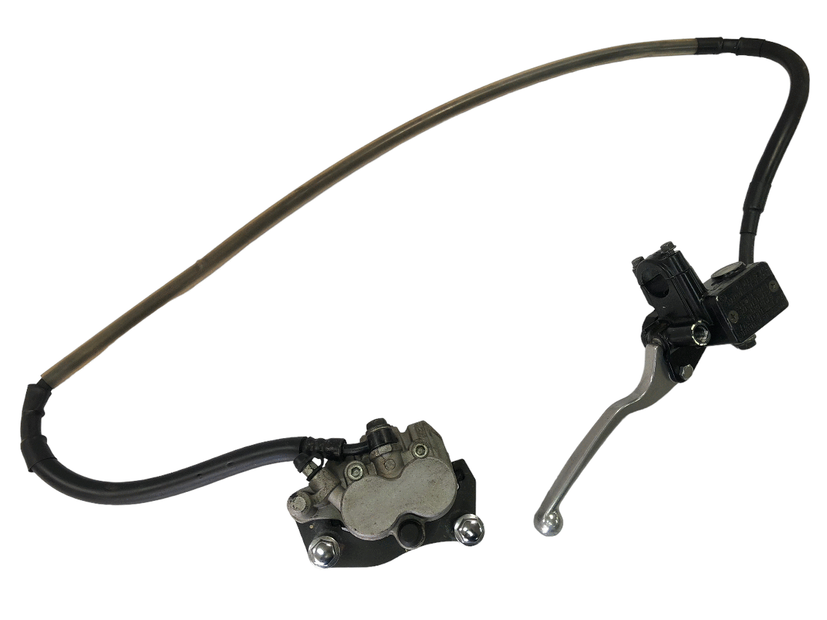 Kawasaki KLX125 LX125C 低走行3161km フロントブレーキ キャリパー マスター パッドバリ山 良品 ポン付 OHベースにも 2377-K8087(キャリパー)｜売買さ ...