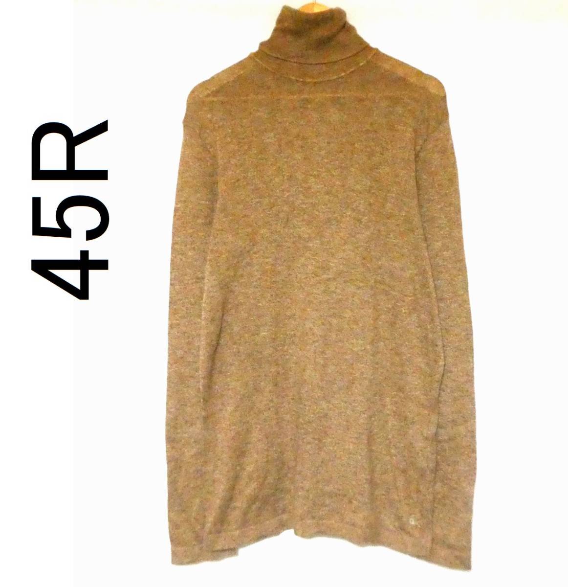 Yahoo!オークション - 45R ジンバブエコットンの908ニッティタートルネ...