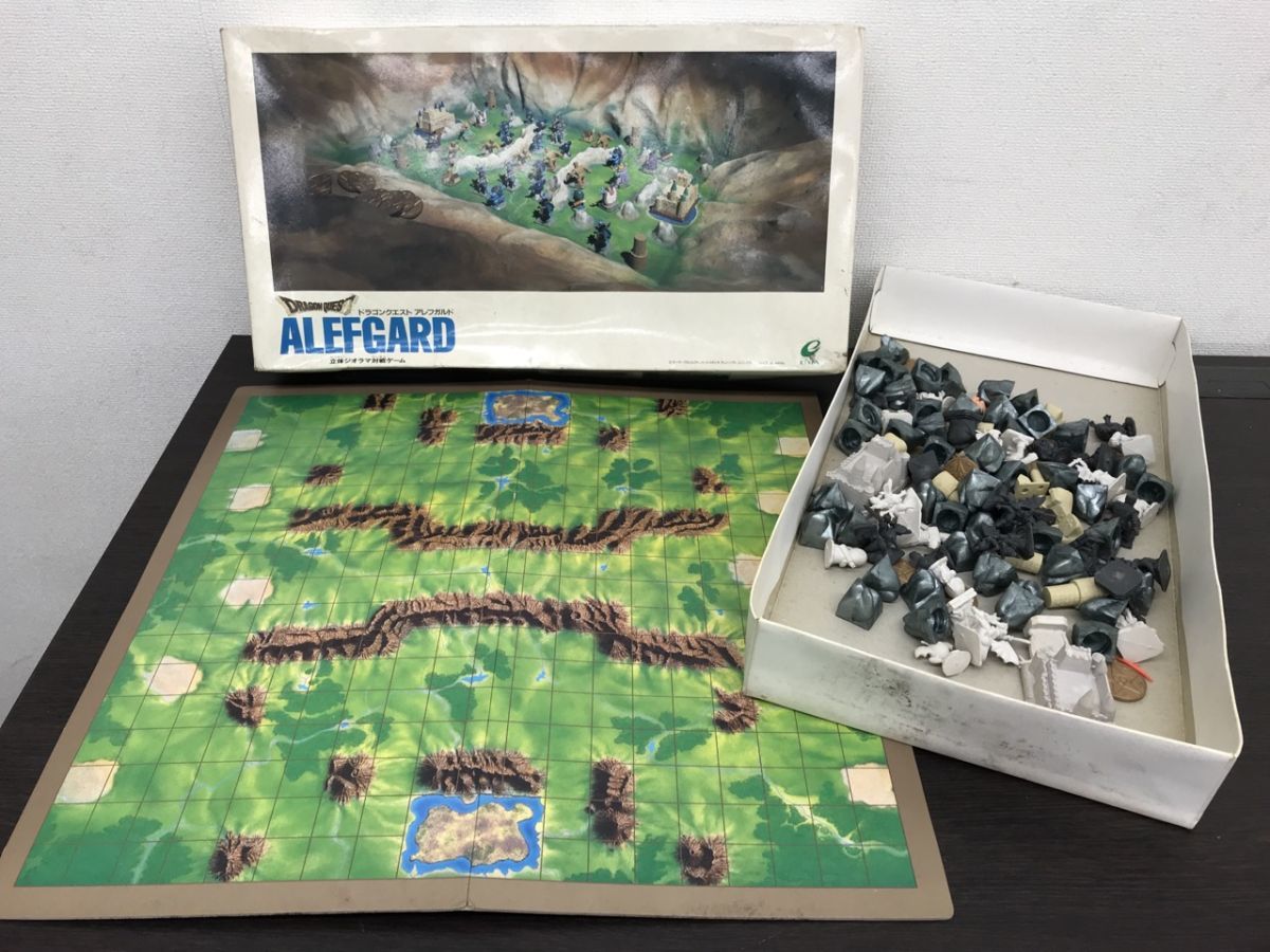 1002-144T⑨4467 ホビー ENIX エニックス ドラゴンクエスト Dragon Quest Alefgard アレフガルド 立体ジオラマ対戦ゲーム 箱有り レア(ボードゲーム ...