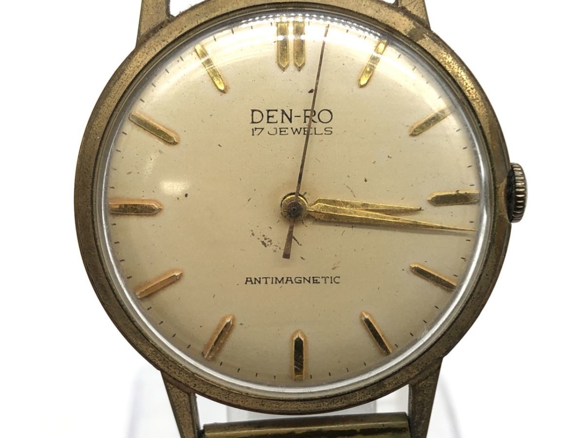 Yahoo!オークション - 1003-515S⑱4569 腕時計 DEN-RO デンロ 17石 ANT...