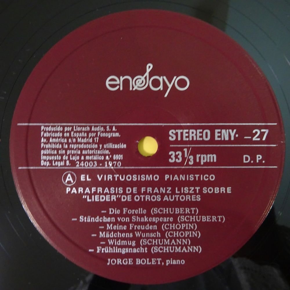 Yahoo!オークション - 19055996 【スペインENSAYO】ホルヘ・ボレ ピア...