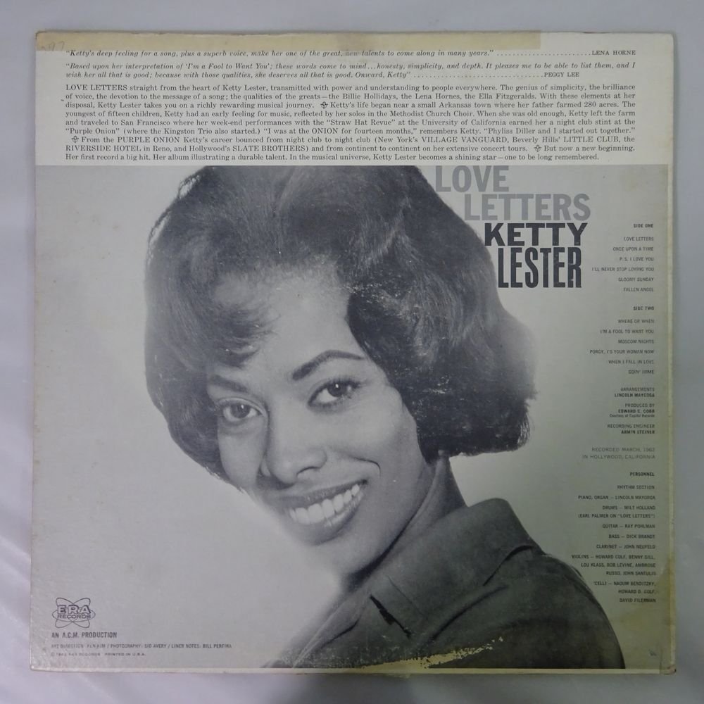 Yahoo!オークション - 14024764 【USオリジナル】Ketty Lester / Love ...