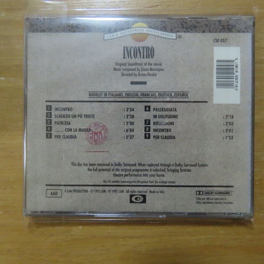 Yahoo!オークション - 8012355010575 【CD/伊CAM】エンリオ・モリコー...