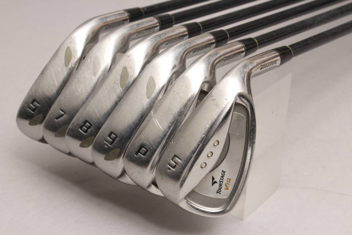 Yahoo!オークション - 100円～ ブリヂストン アイアンセット 6本《5・7...