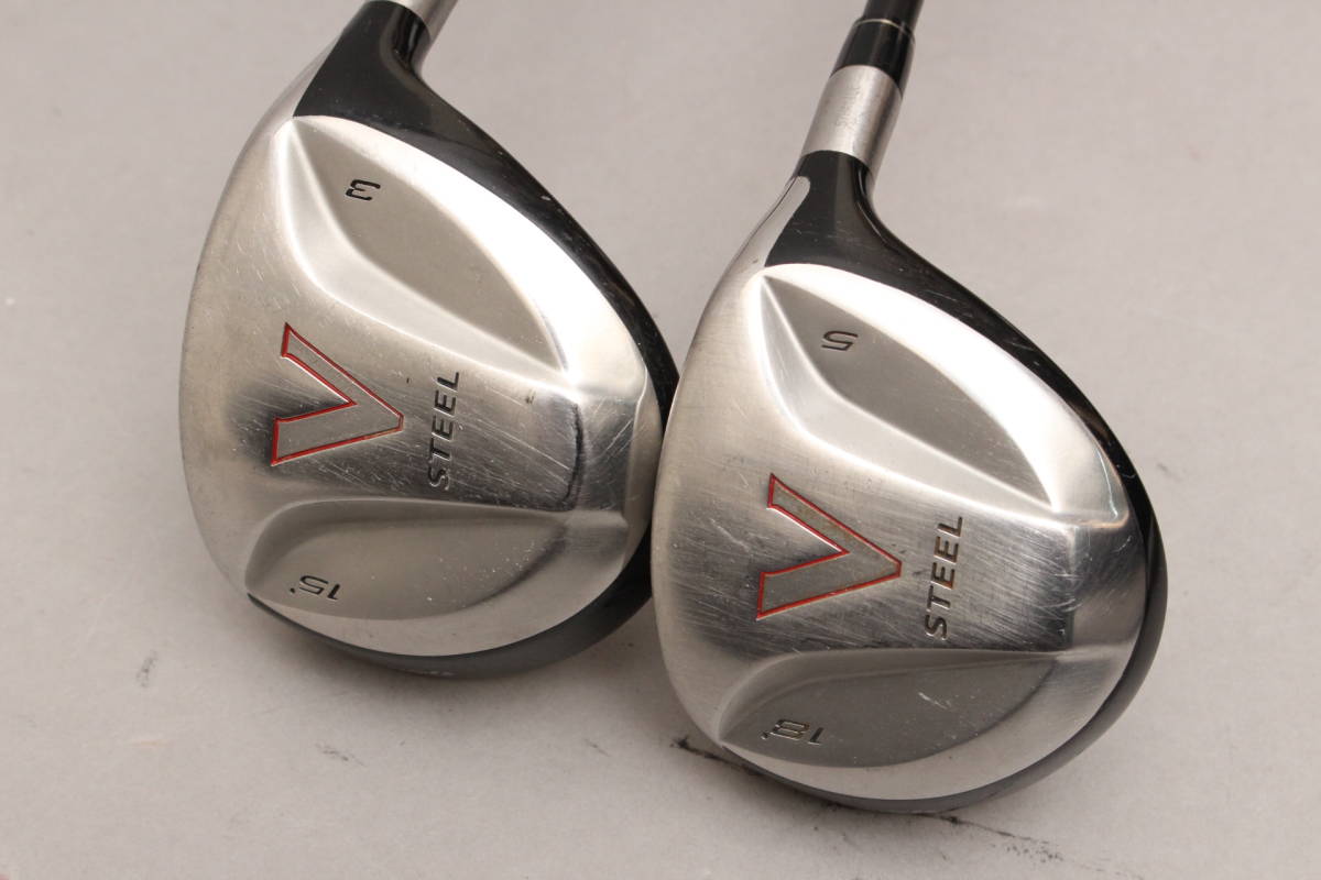 100円 良品 テーラーメイド ドライバー ウッド 2本セット 3W/5W TaylorMade V STEEL S シャフト ゴルフ ＃160 G207(セット)｜売買されたオークション情報 ...