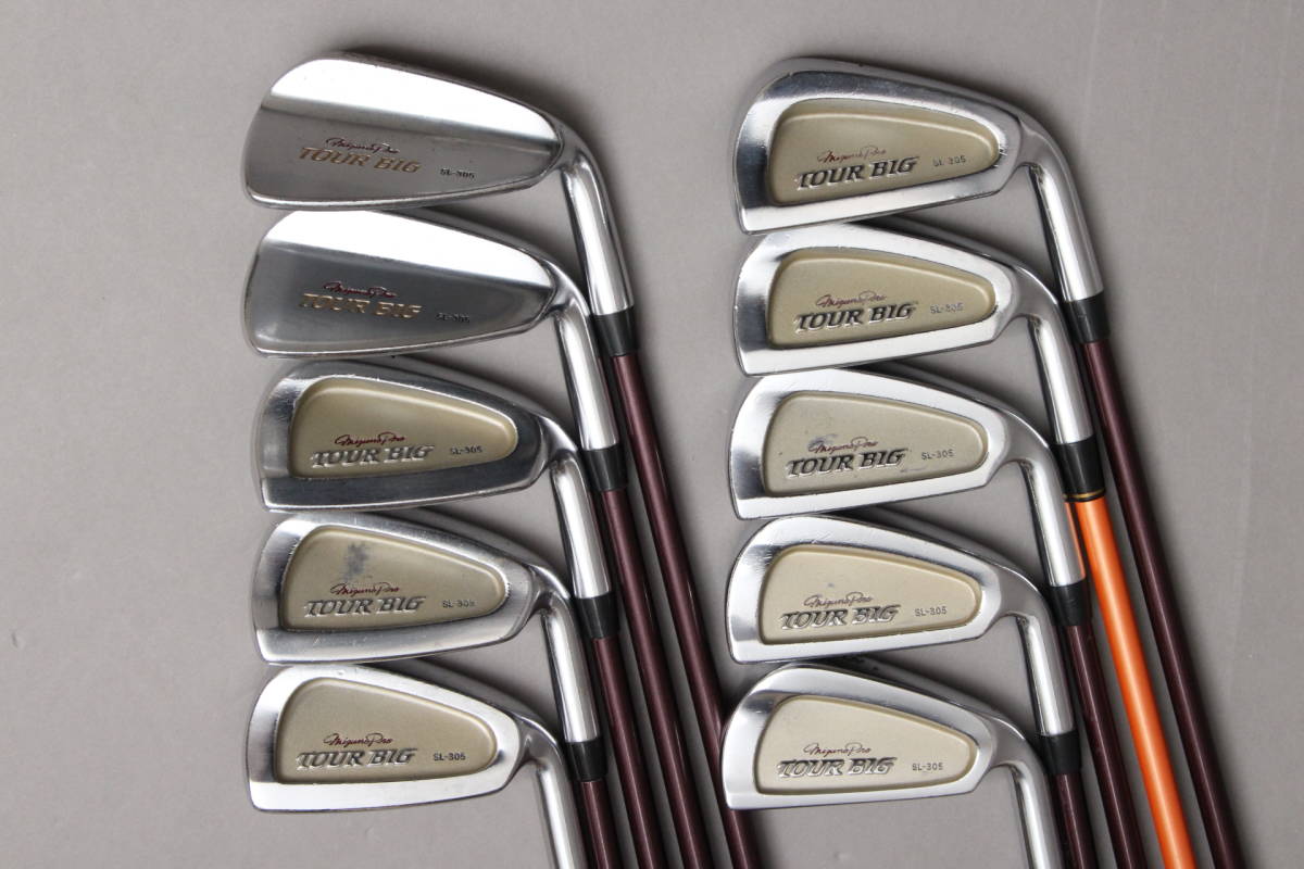 Yahoo!オークション - 100円～ ミズノ アイアンセット 10本《3-9/P/S/F...