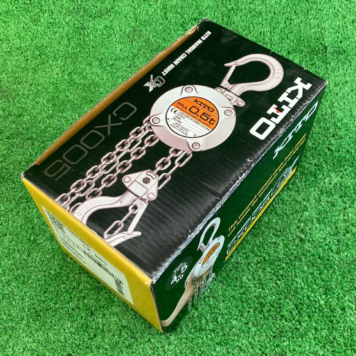 Yahoo!オークション - KITO キトー 0.5t 500kg チェーンブロック CX005...