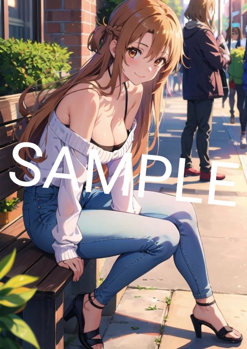 代購代標第一品牌－樂淘letao－【送料無料】【匿名配送】A4サイズブロマイドポスター SAO ソードアート・オンライン 結城明日奈 アスナ ④