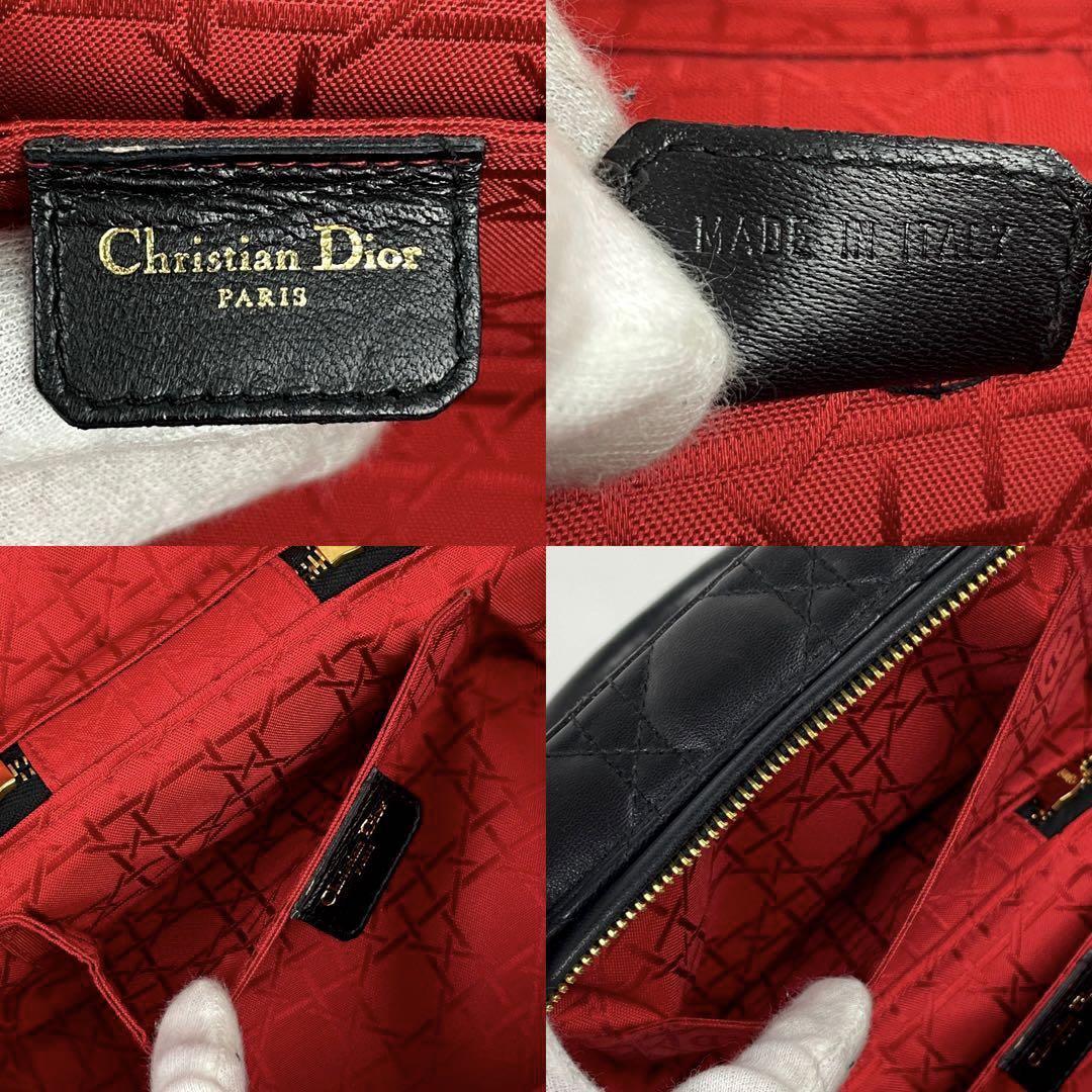 極美品】Christian Dior レディ ディオール ハンドバッグ CD 極美品】Christian Dior レディ ディオール ハンドバッグ CD