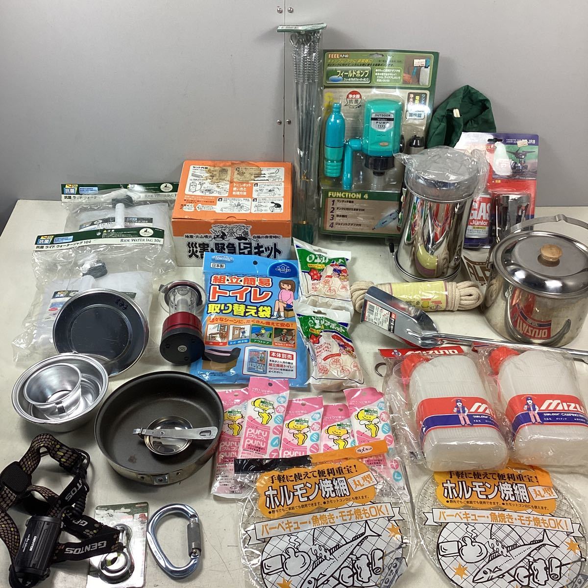 Yahoo!オークション - oo166 キャンプ用品 まとめ売り 27点 フィールド...