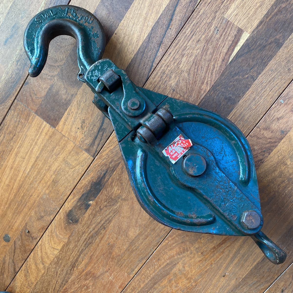 Yahoo!オークション - ALPS アルプス 滑車 130mm 1.5ton. #1007