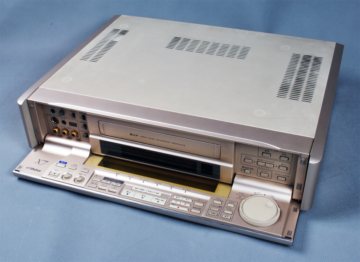 Yahoo!オークション - Victor最高峰 S-VHS ビデオデッキ HR-X7 （ 不...