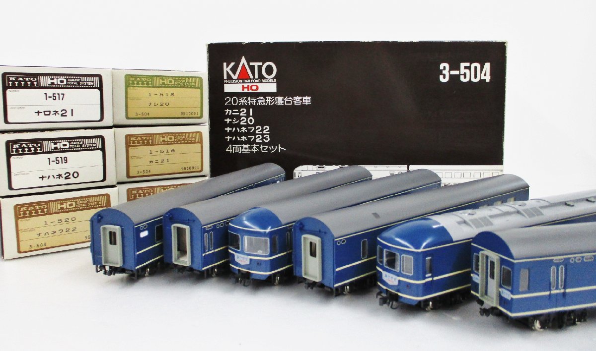 Yahoo!オークション - KATO 3-504+1-517+1-519 20系4両基本セット+ナロ...