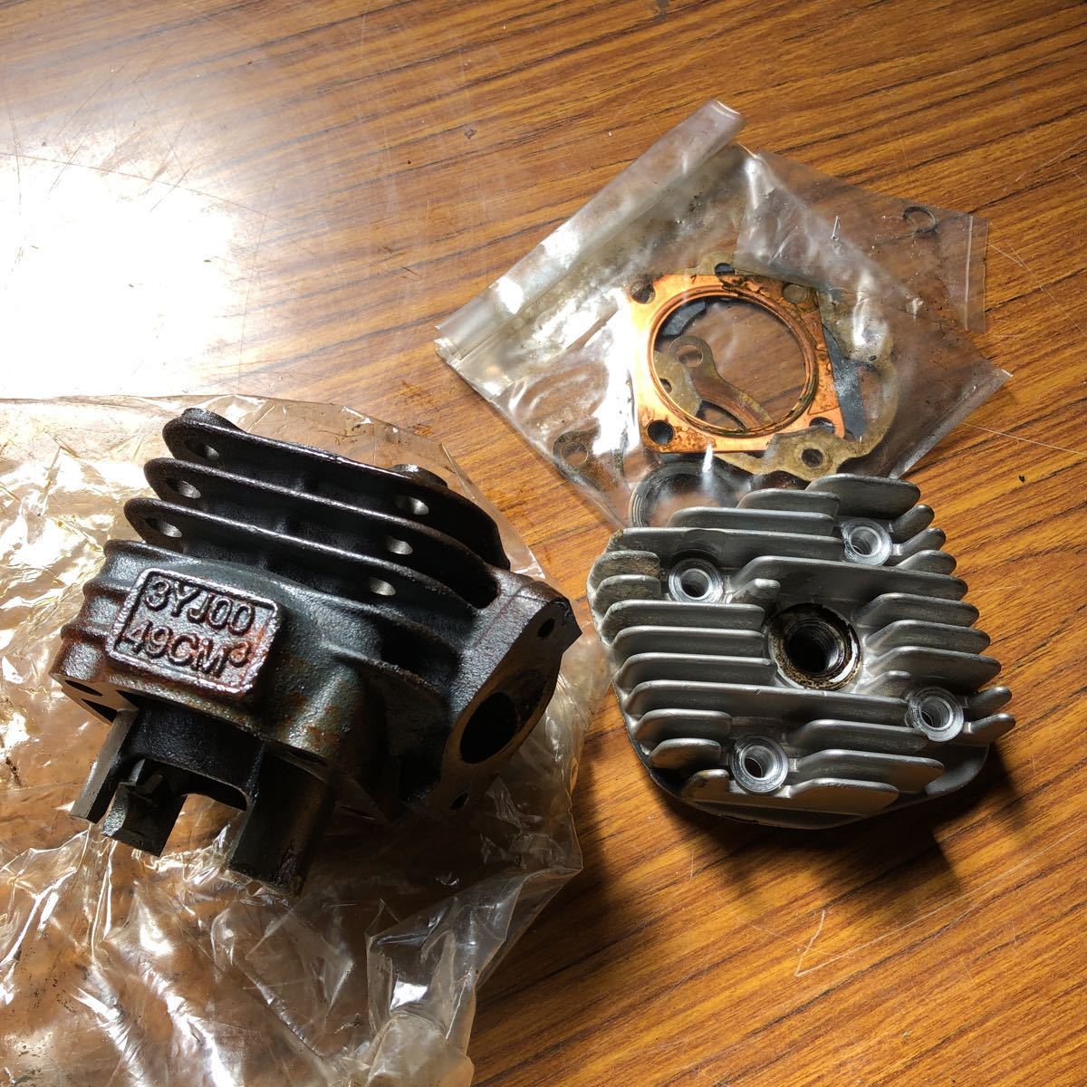 Yahoo!オークション - YAMAHA 3YJ ボアアップ ジョグ シリンダー 見て...