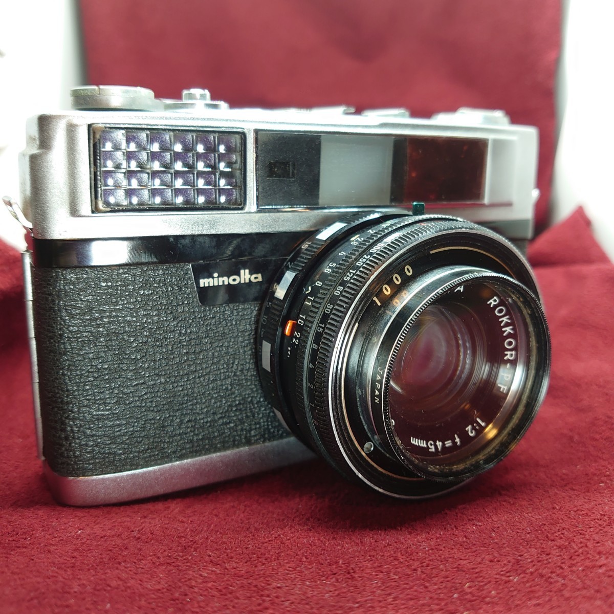 A98 シャッターok Minolta Al レンズ固定式フィルムカメラ ミノルタ レンジファインダー Lens Rokkor F 2 0