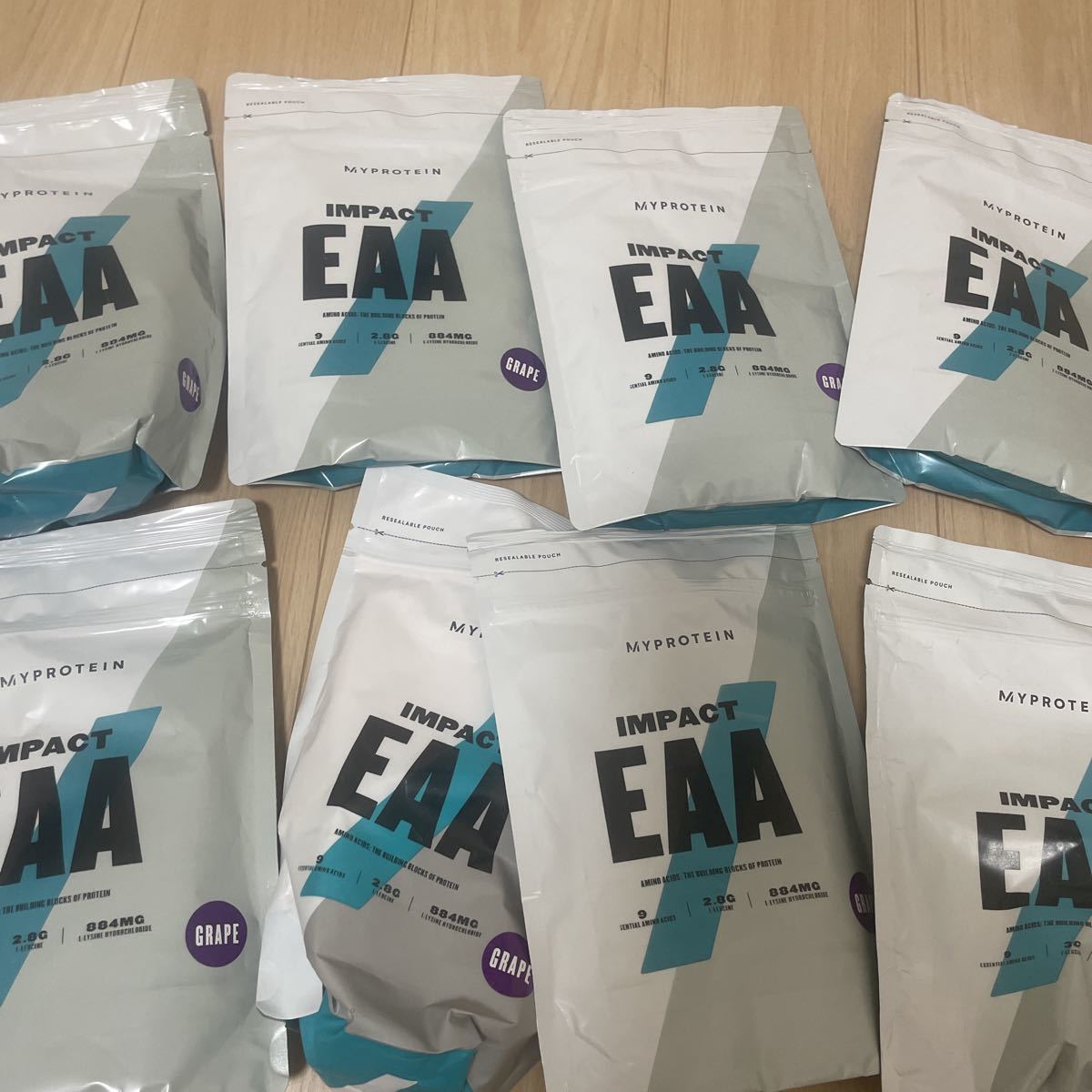 Yahoo!オークション - マイプロテイン eaa 2kg グレープ