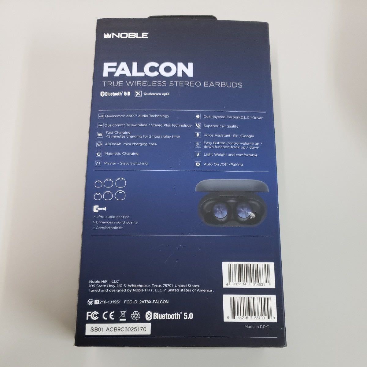 Yahoo!オークション - 507y2719 Noble Audio FALCON NOB-FALCON ブラッ...