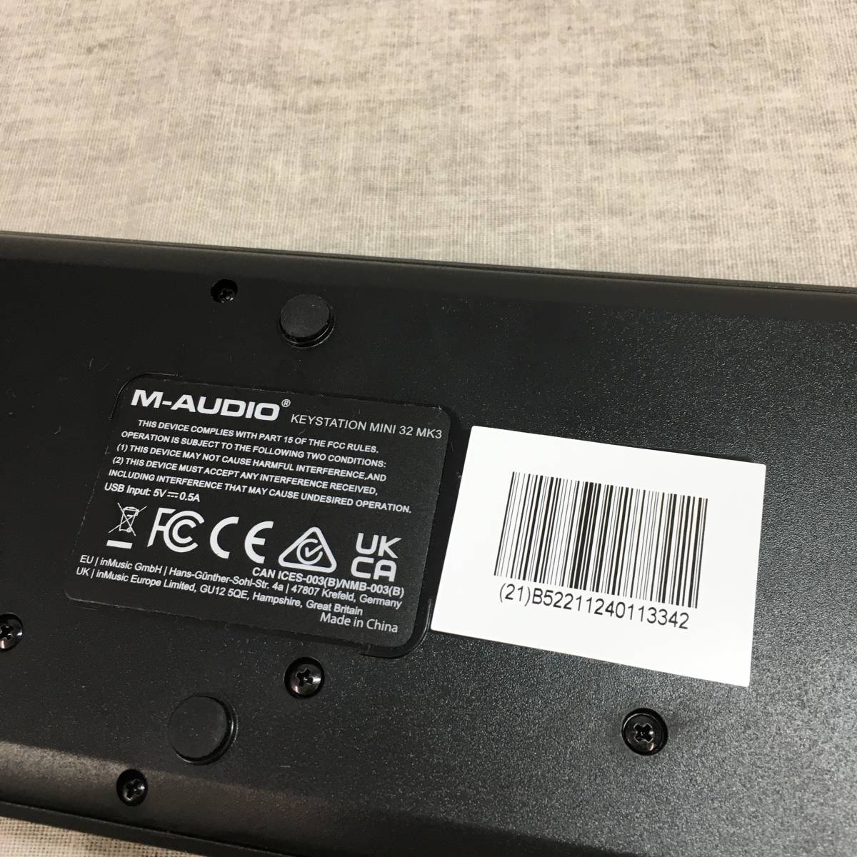 M-Audio USB MIDIキーボード 32鍵 Keystation Mini 32 MK3(MIDIキーボード、コントローラー)｜売買されたオークション情報、yahooの商品情報を ...