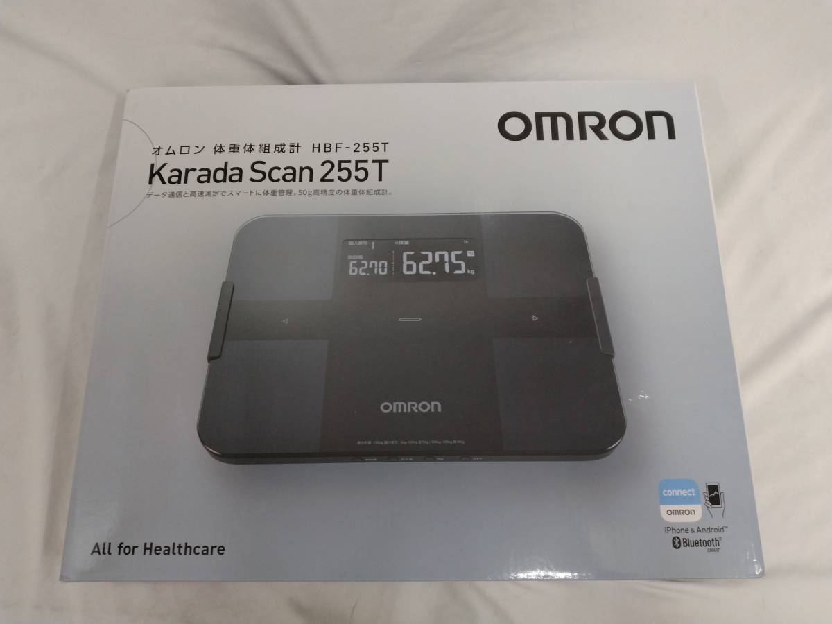 Yahoo!オークション - オムロン 体重体組成計 HBF-255T カラダスキャ...