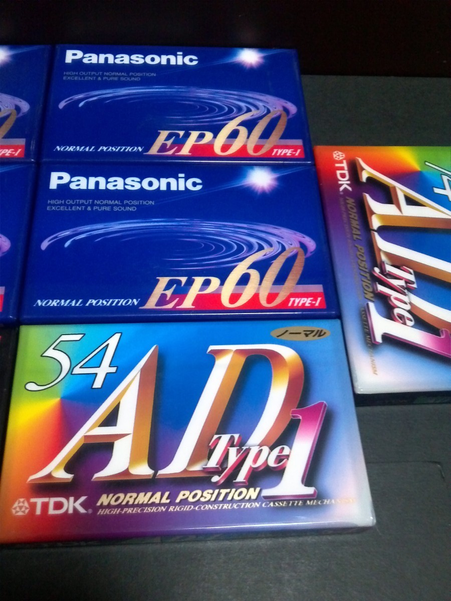 Yahoo!オークション - 新品10本 カセットテープ『Panasonic EP60＝4本...