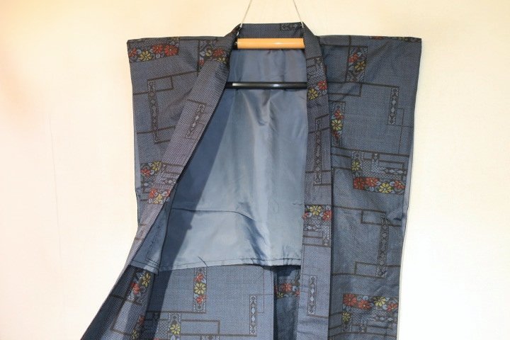 Yahoo!オークション - 壱月5106 本絹本場泥藍草木染大島紬 男袖なし羽...