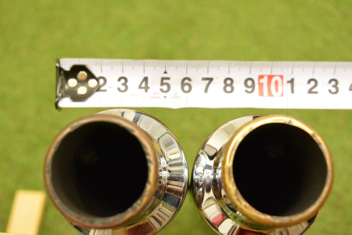 左右出し マフラー 独立 ステー付き ハーレー ショベル用 FLH エキパイ パウコ ＋ サイレンサー モーターステージ SW-003(ハーレーダビッドソン用)｜売買されたオークション情報 ...