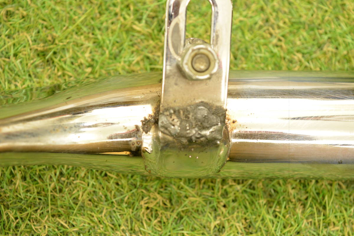 左右出し マフラー 独立 ステー付き ハーレー ショベル用 FLH エキパイ パウコ ＋ サイレンサー モーターステージ SW-003(ハーレーダビッドソン用)｜売買されたオークション情報 ...