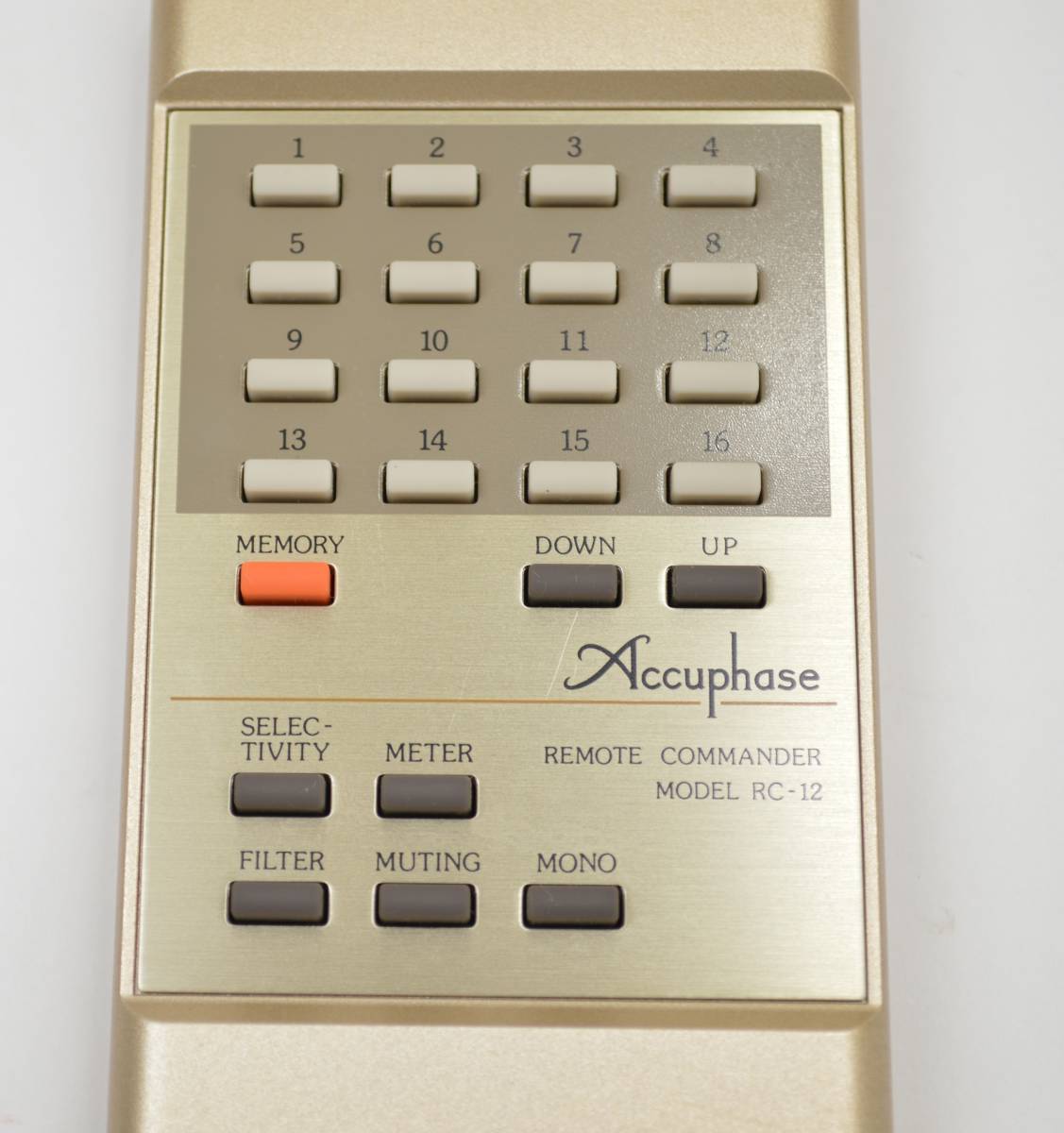 日本代購代標第一品牌【樂淘letao】－Accuphase REMOTE COMMANDER RC-12 アキュフェーズ リモコン T-109用 m112