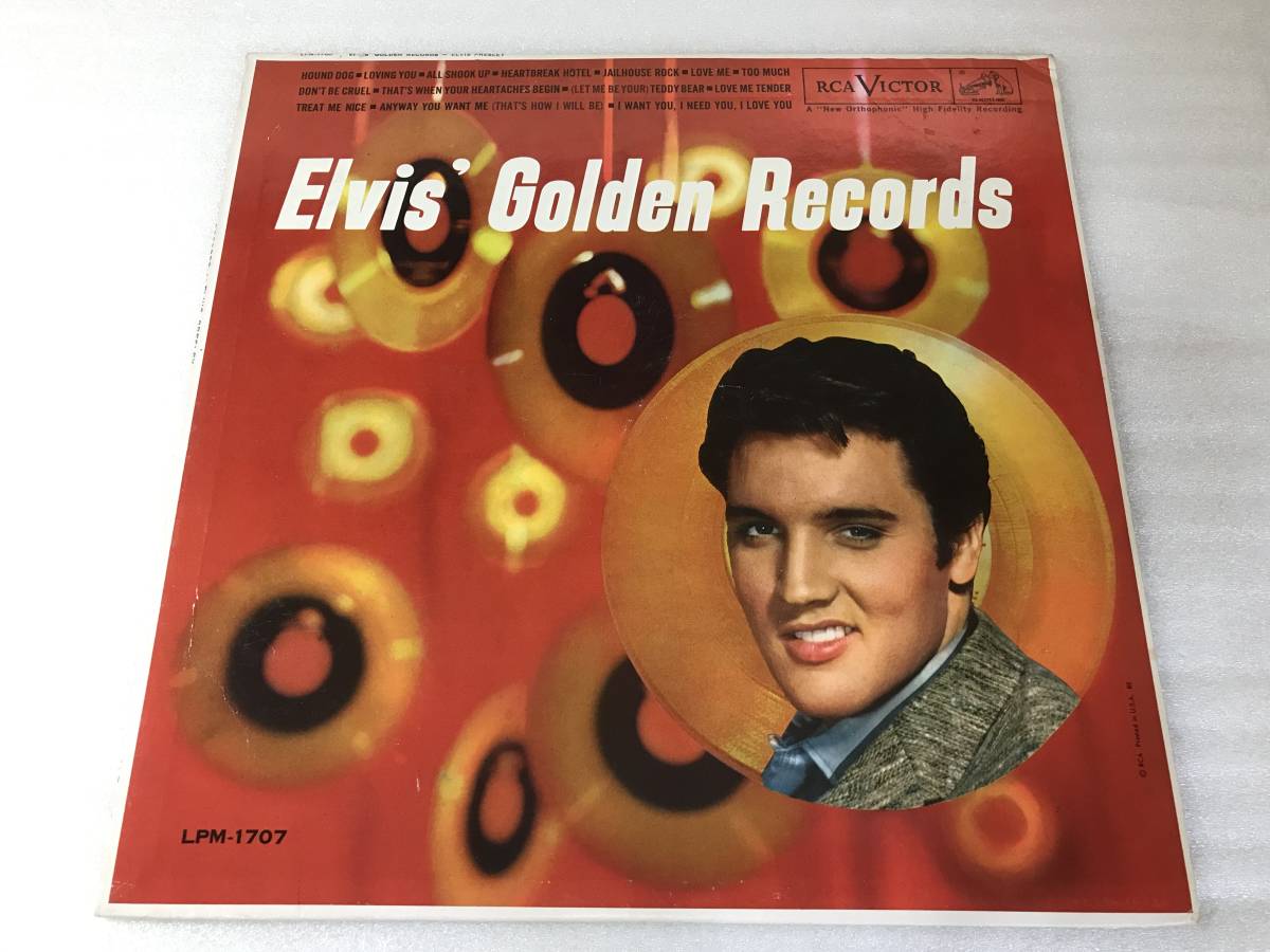 Yahoo!オークション - Elvis Presley/RCA-LPM 1707/Elvis' Golden Reco...