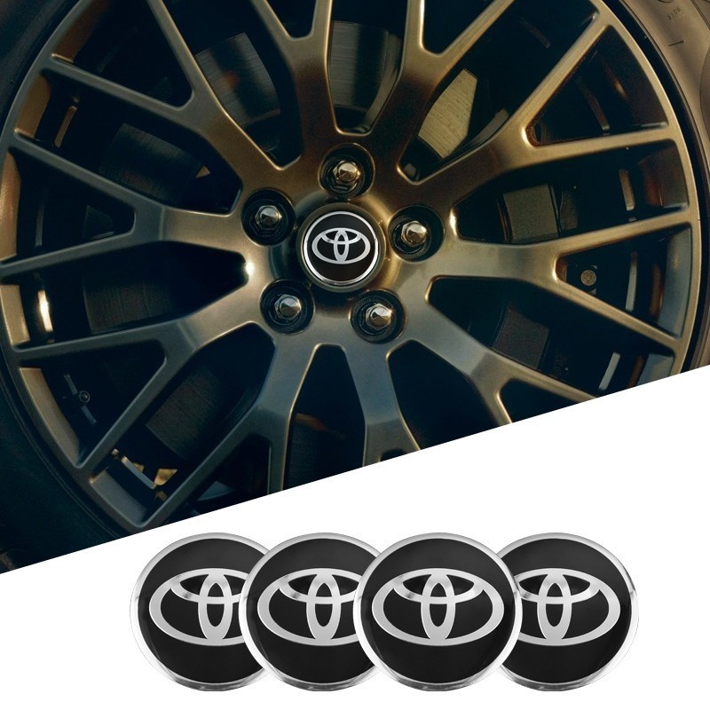 Yahoo!オークション - トヨタ ホイールセンターキャップ(縁あり)56mm 4...