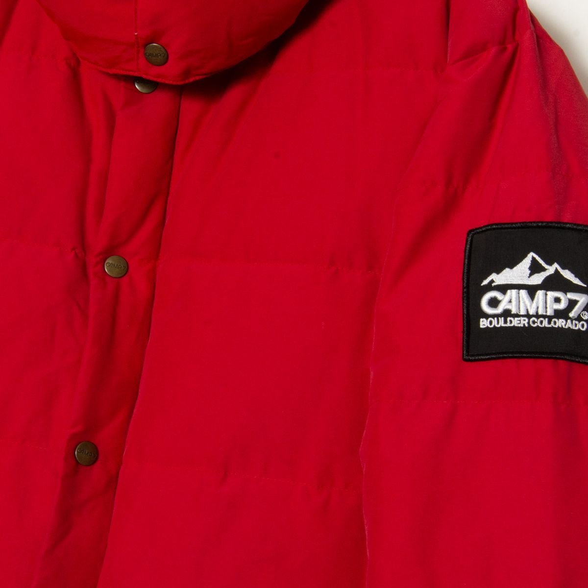 Yahoo!オークション - CAMP7 キャンプ7 ジップアップ ダウン ジャケッ...