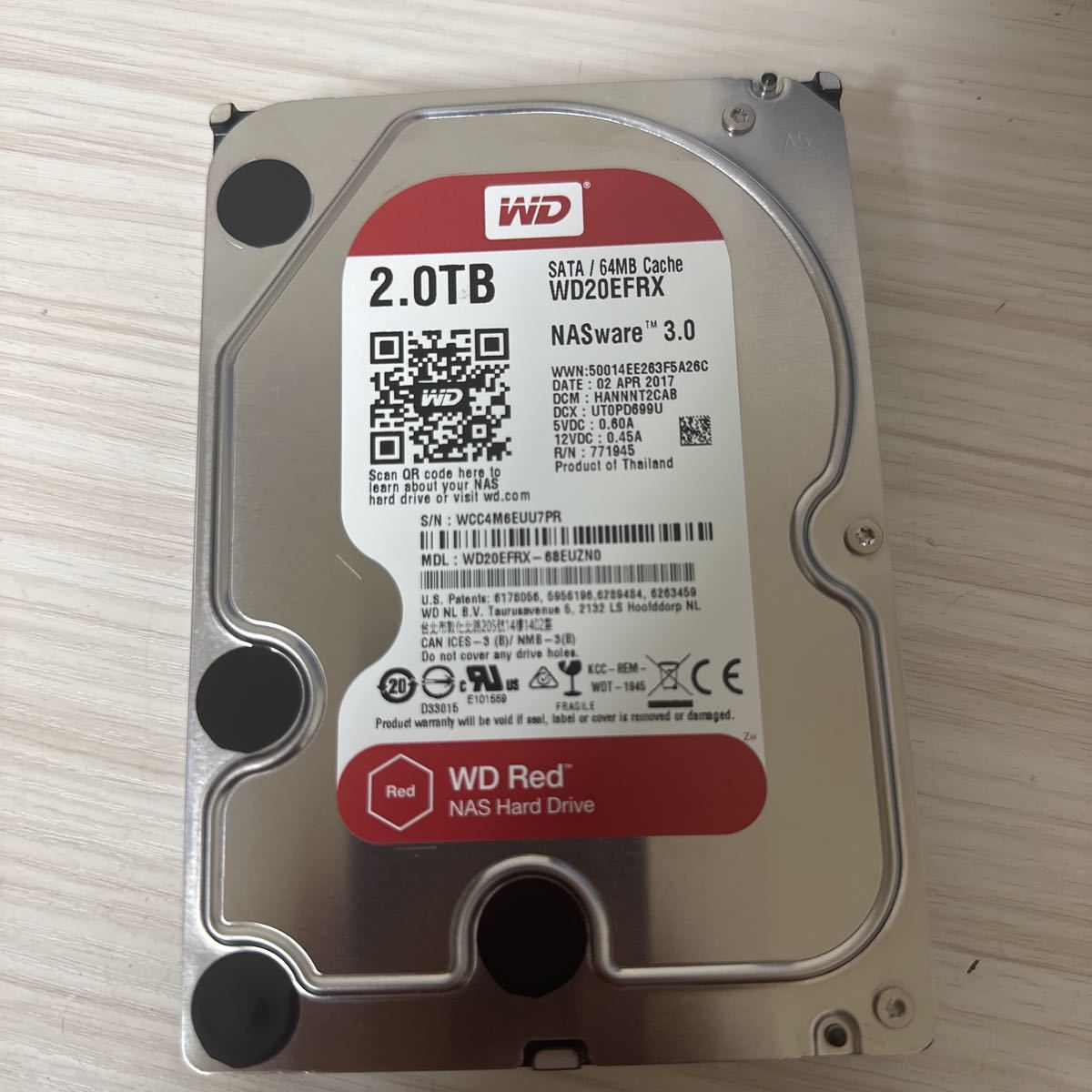 Yahoo!オークション - X506 【動作保証/使用0時間/AVコマンド対応】WDC...