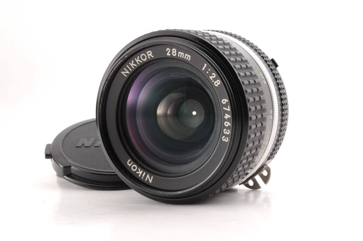 Yahoo!オークション - ニコン Nikon NIKKOR 28mm f2.8 Ai-s MF 一眼カ...