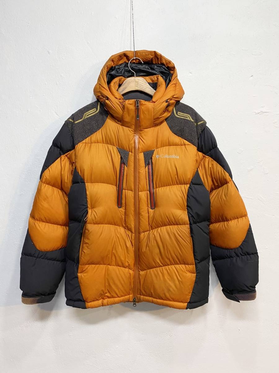 Yahoo!オークション - (T258 ) COLOMBIA OMNI-WIND ダウンジャケット ...
