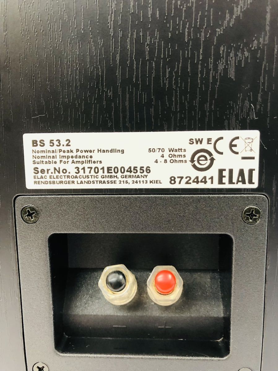 Yahoo!オークション - ELAC エラック BS53.2 スピーカー ペア 動作未確...