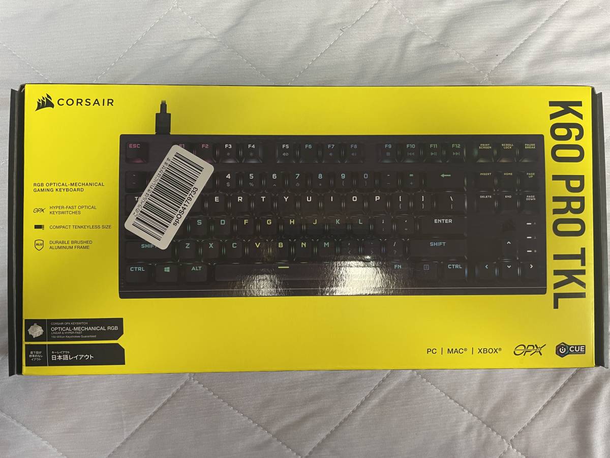 Yahoo!オークション - CORSAIR K60 PRO TKL ゲーミングキーボード