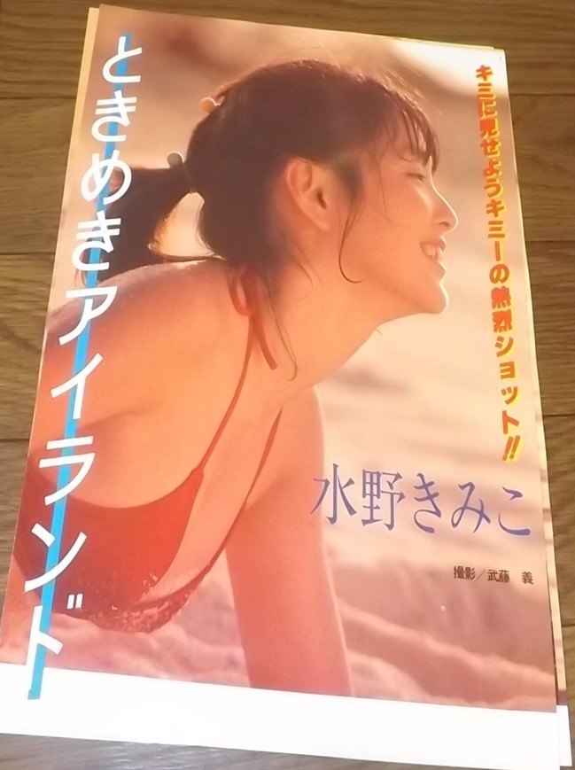 Yahoo!オークション - 80年代アイドル【水野きみこ④】水着5ページ切...