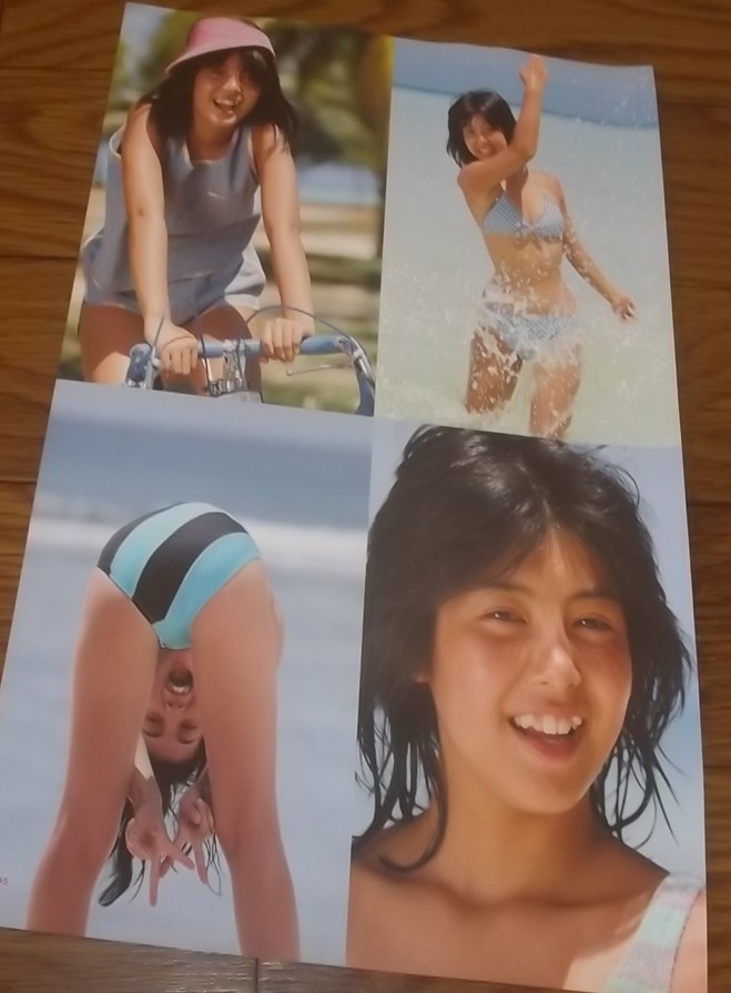 代購代標第一品牌－樂淘letao－★80年代アイドル【芳本美代子①】水着5ページ切抜き 送料140円