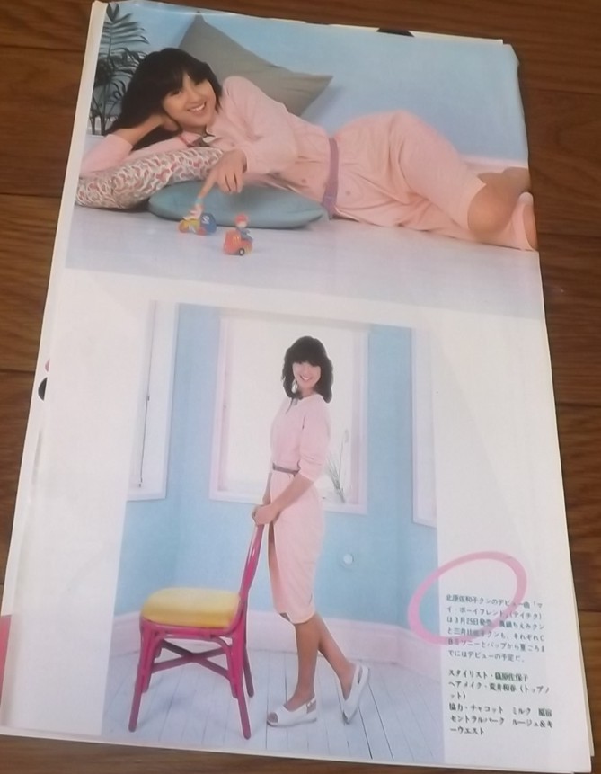 代購代標第一品牌－樂淘letao－★80年代アイドル【北原佐和子/パンジー⑧】 水着5ページ切抜き 送料140円