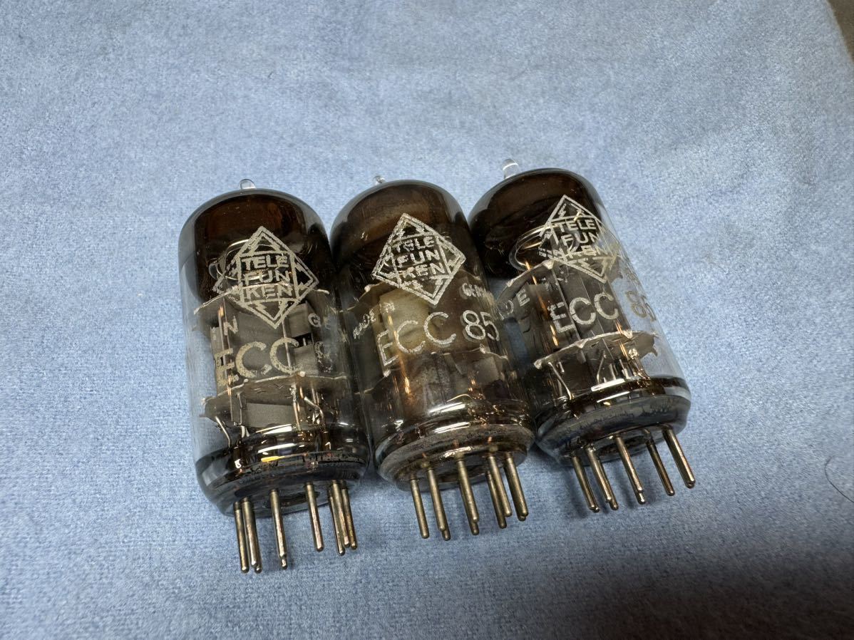 Yahoo!オークション - TELEFUNKEN ECC85 6AQ8 3本 真空管