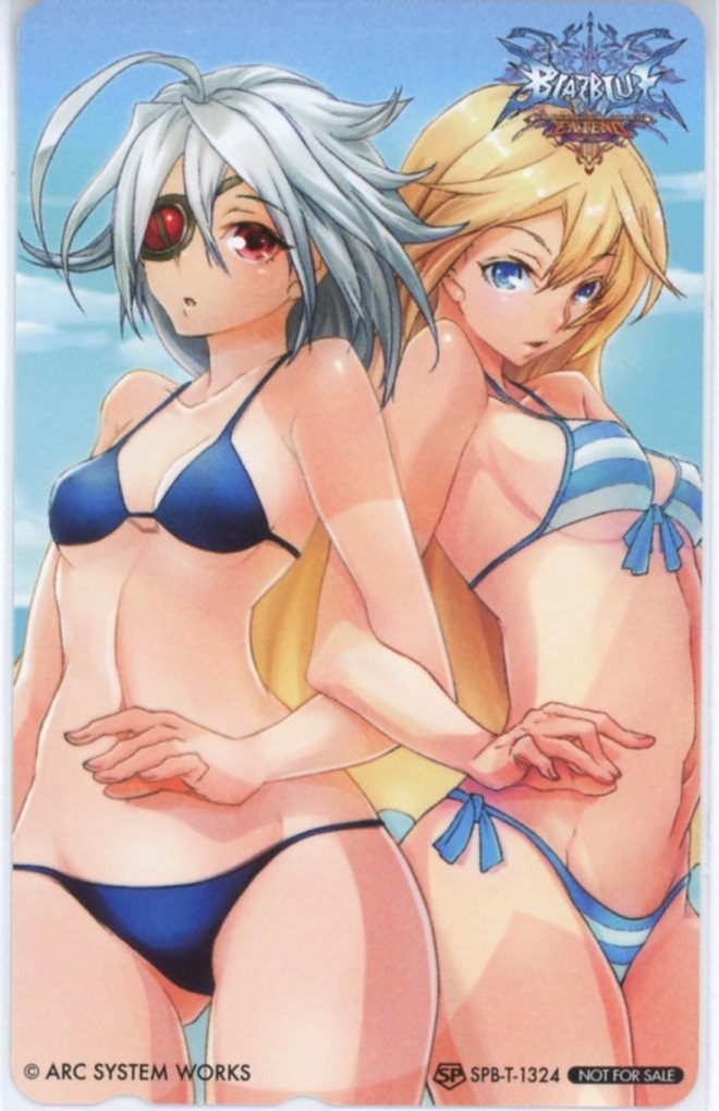 Yahoo!オークション - [E47/8]BLAZBLUE ブレイブルー 特典テレカ/アー...