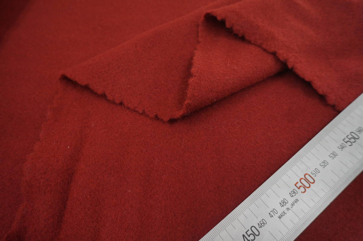 Yahoo!オークション - NO147-2.9 バルーンウールモッサ生地 Dレッド 2...
