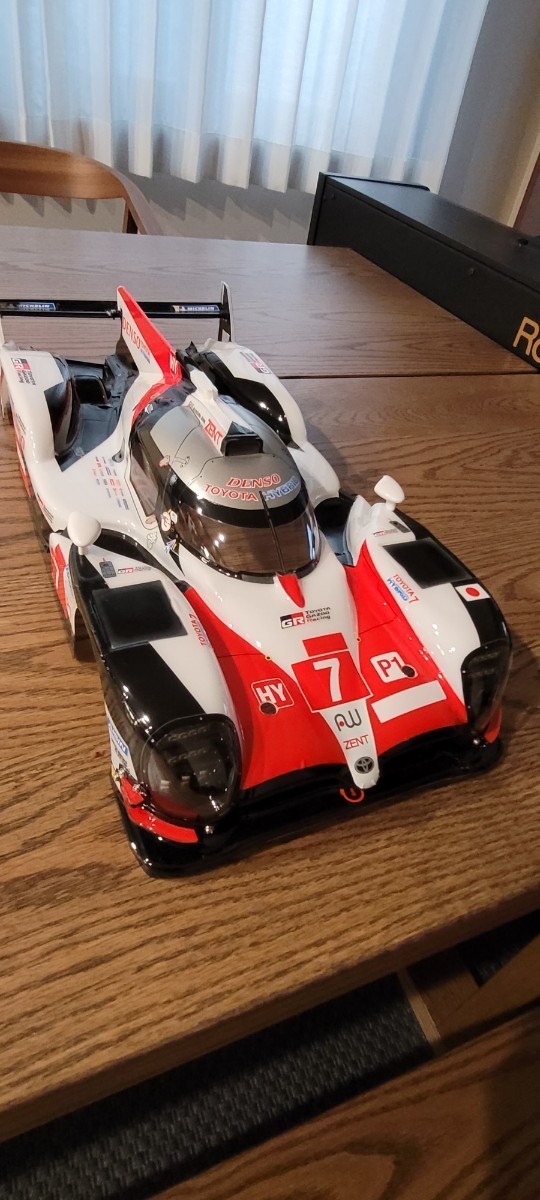 代購代標第一品牌－樂淘letao－1円～タミヤ 田宮 (F103GT TC01シャーシなど)トヨタ ガズーレーシング TS050 HYBRID 塗装済みボディ