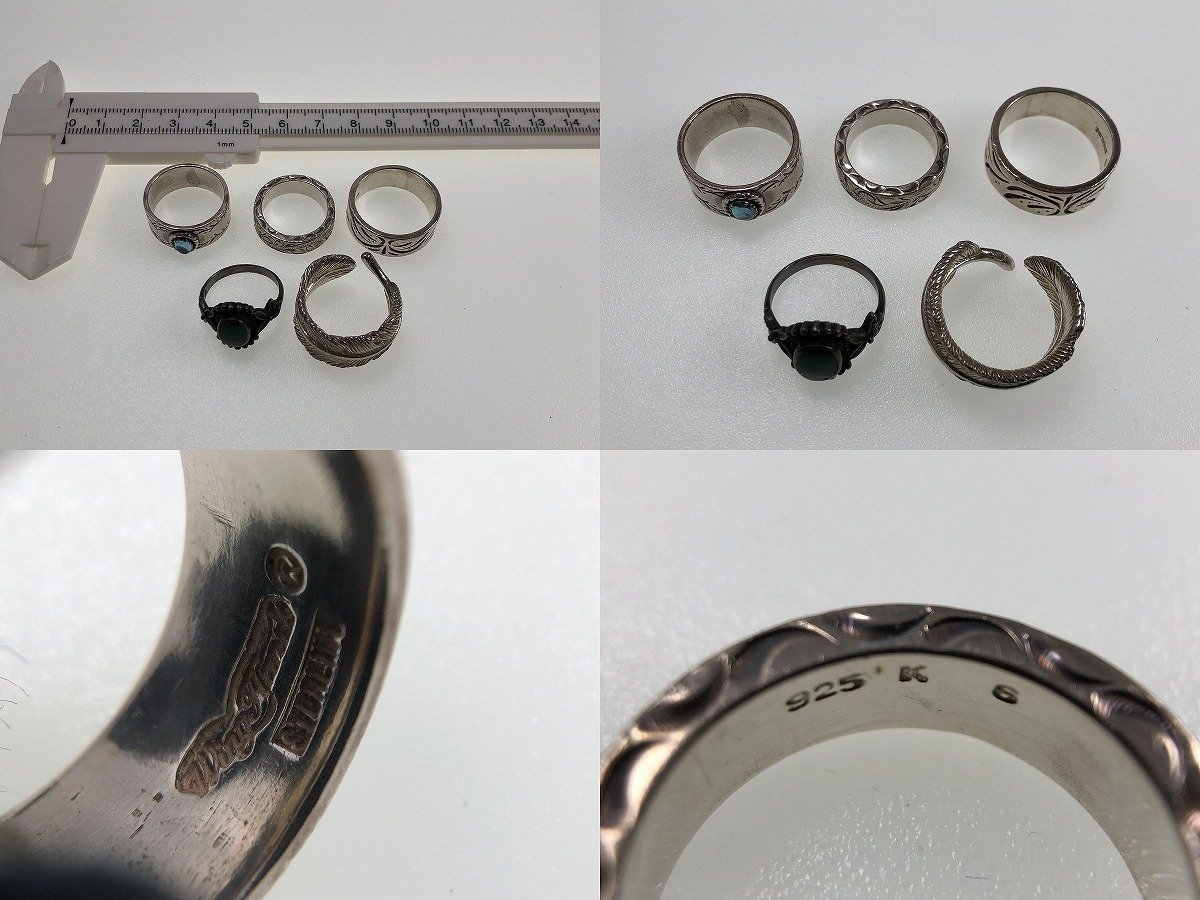 Yahoo!オークション - SV・925刻印 シルバー ネックレス・リング・ペン...