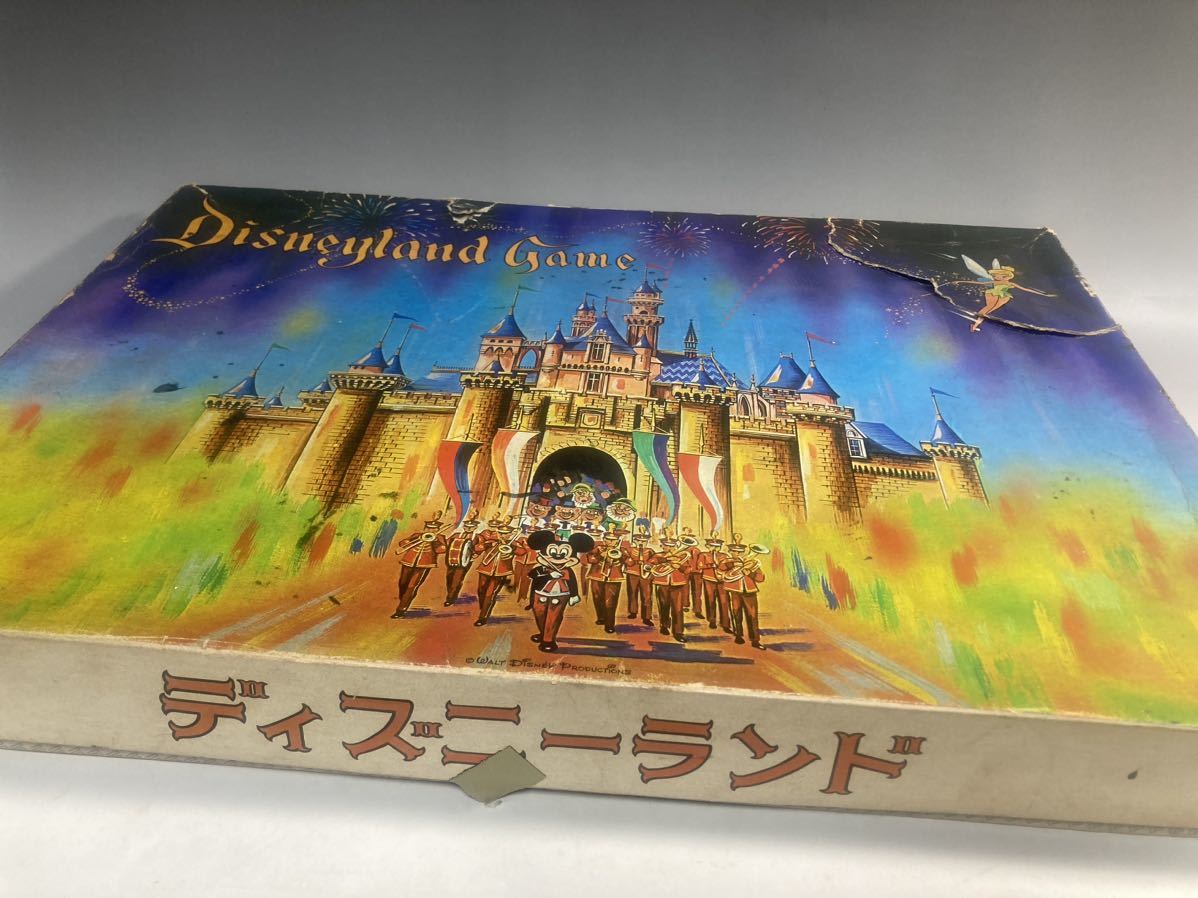 Yahoo!オークション - 【2A25】ボードゲーム ディズニーランド 昭和レ...