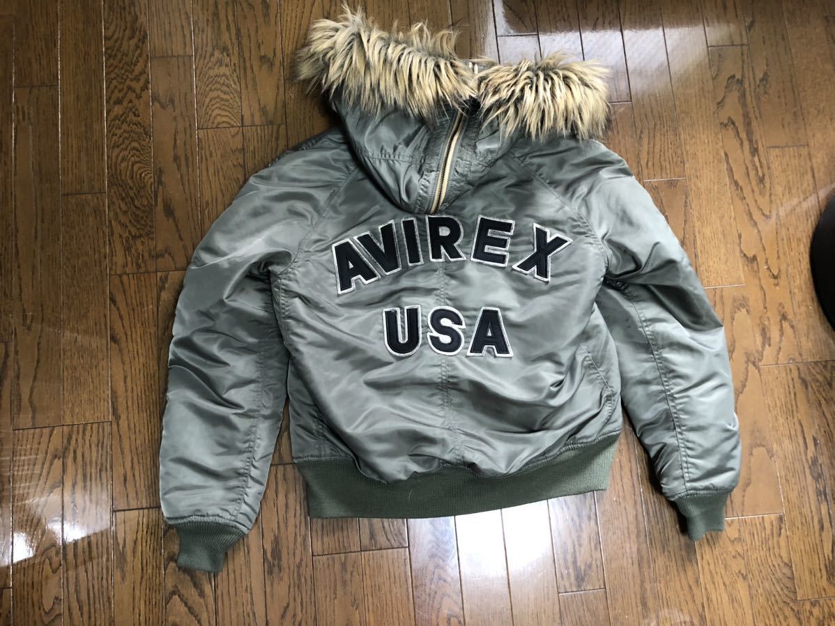 Yahoo!オークション - AVIREX アビレックス N-2B コマーシャル ロゴ フ...