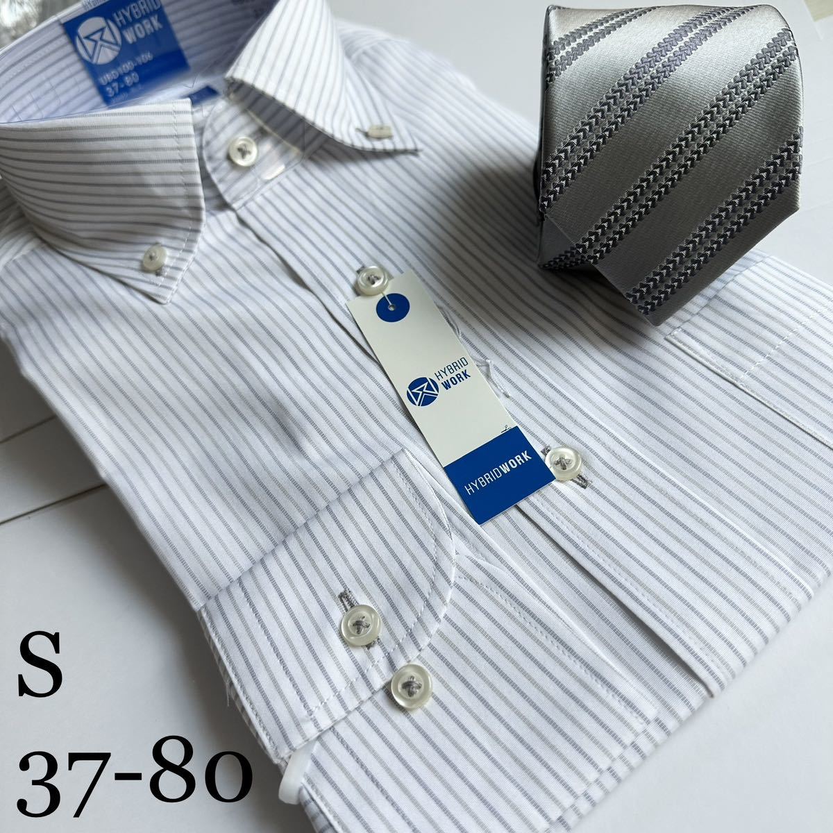 Yahoo!オークション - ワイシャツ＆ネクタイ S37-80 レギュラータイプ ...